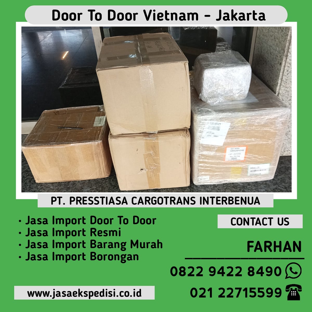 PRESSA CARGO MEMBUAT SEMUA KOTA DUNIA SEMAKIN DEKAT: 'JASA' 'IMPORT ...