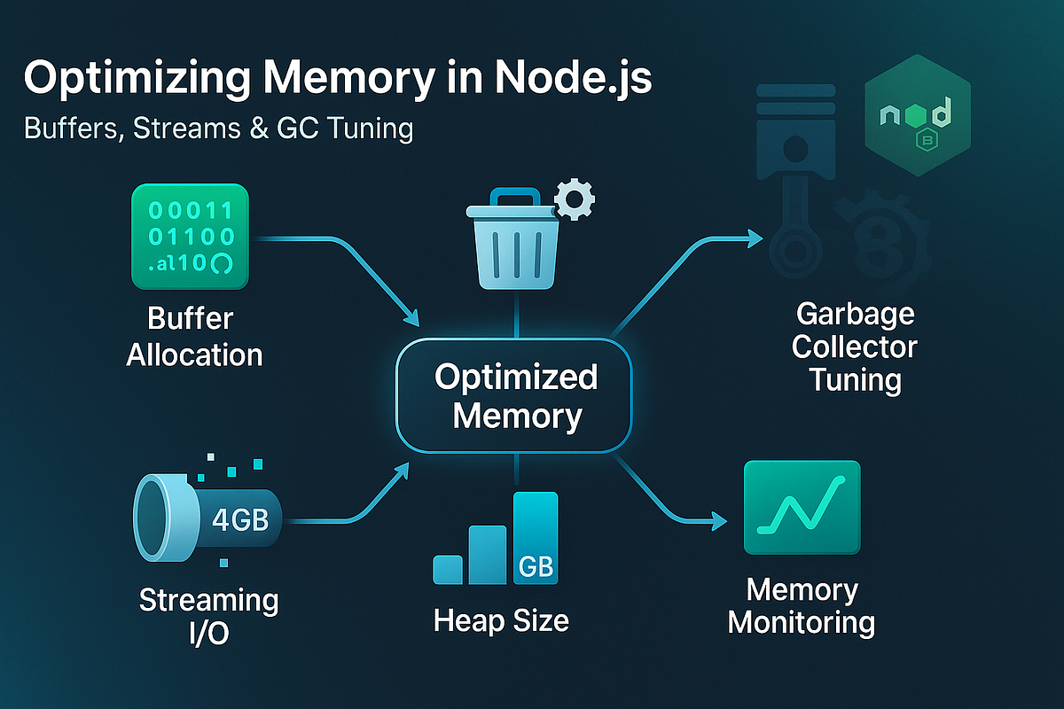 Optimizing Memory in Node.js: Buffers, Streams, and GC Tuning That Actually Works | by Bhagya ...