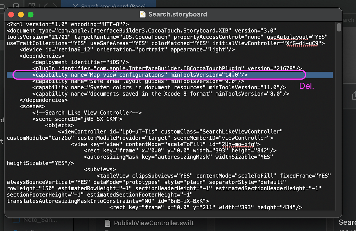 How to fix Storyboard requires a minimum Xcode version that is not supported at the moment ...