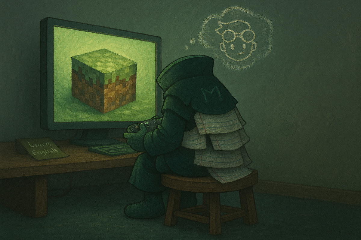 How Minecraft Taught Me English. How I Learned English Without Studying ...