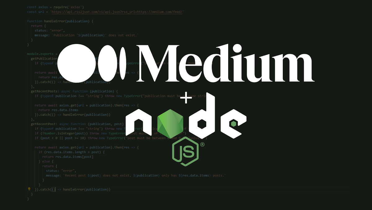 Fetch Medium Posts Using Node.js Library | by Giuseppe Campanelli ...