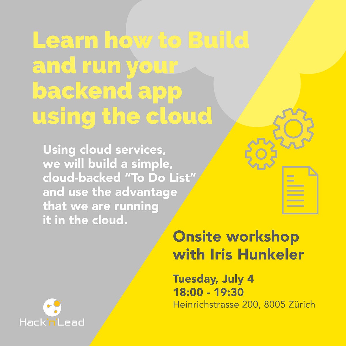 Workshop: Learn How to Build and Run Your Backend App Using the Cloud ... Workshop: Learn How to Build and Run Your Backend App Using the Cloud ...