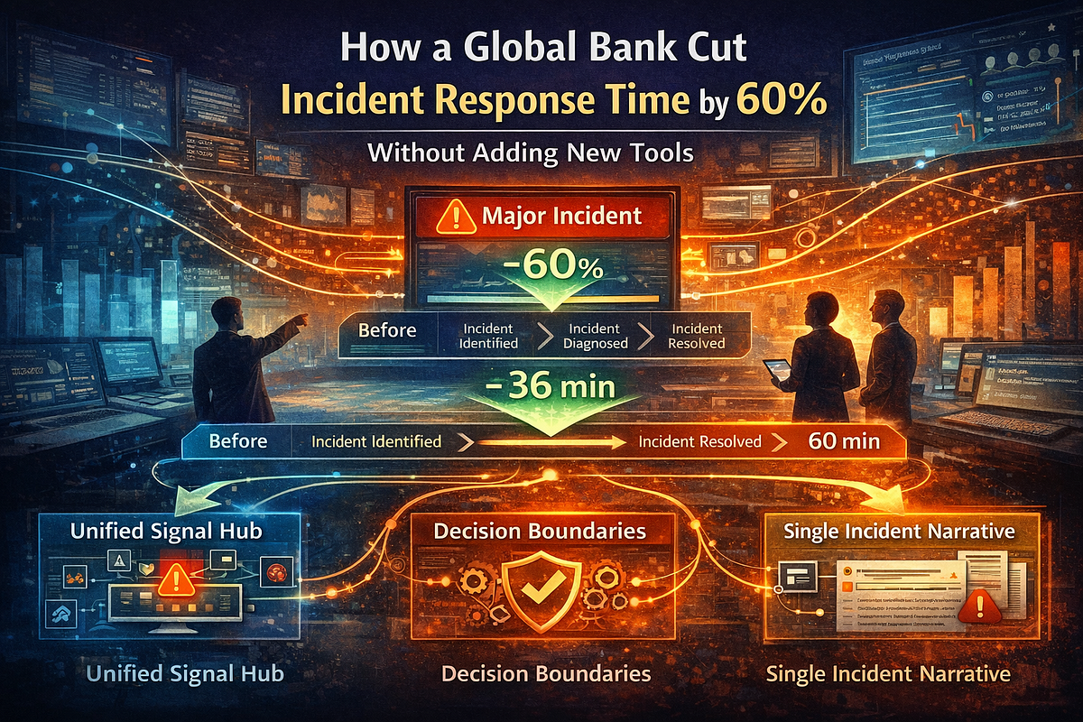 How a Global Bank Cut Incident Response Time by 60% Without Adding New ...