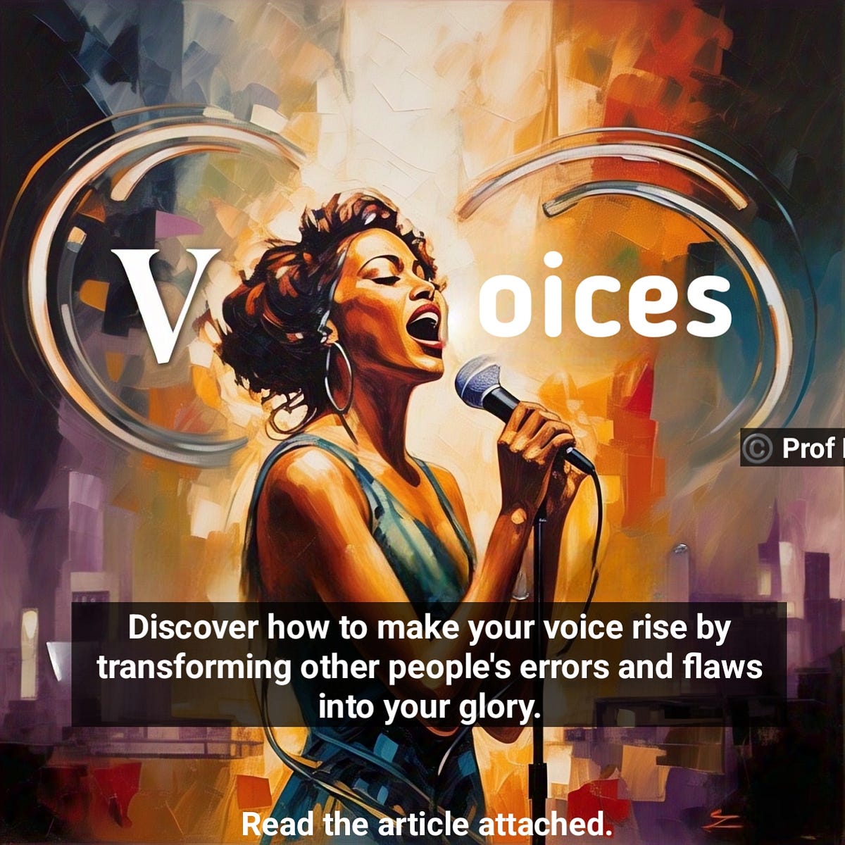 Voices; Discover how to make your voice rise by transforming other ...