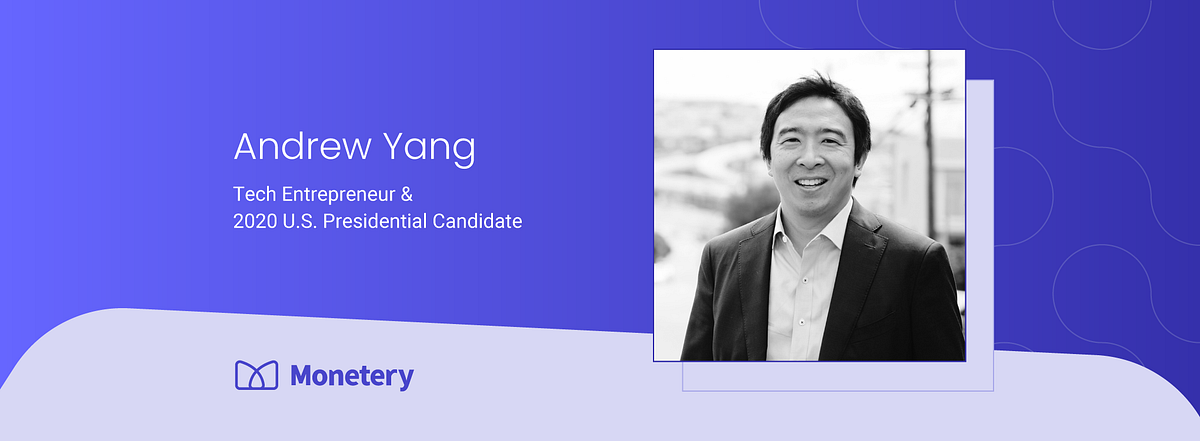 Presidential Candidate Andrew Yang Speaking at Monetery | by Joey ...
