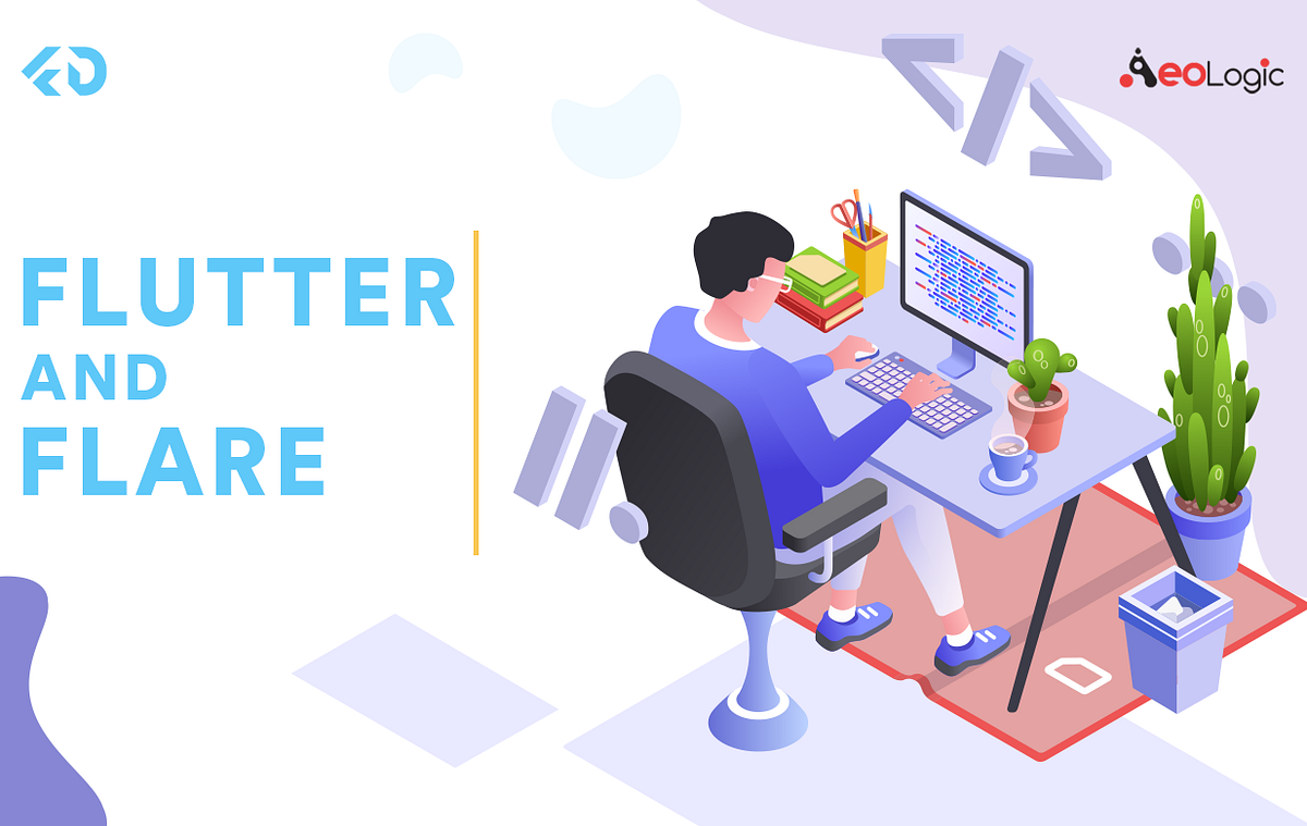 Flutter Animation with Flare. The animation is the word that always ...