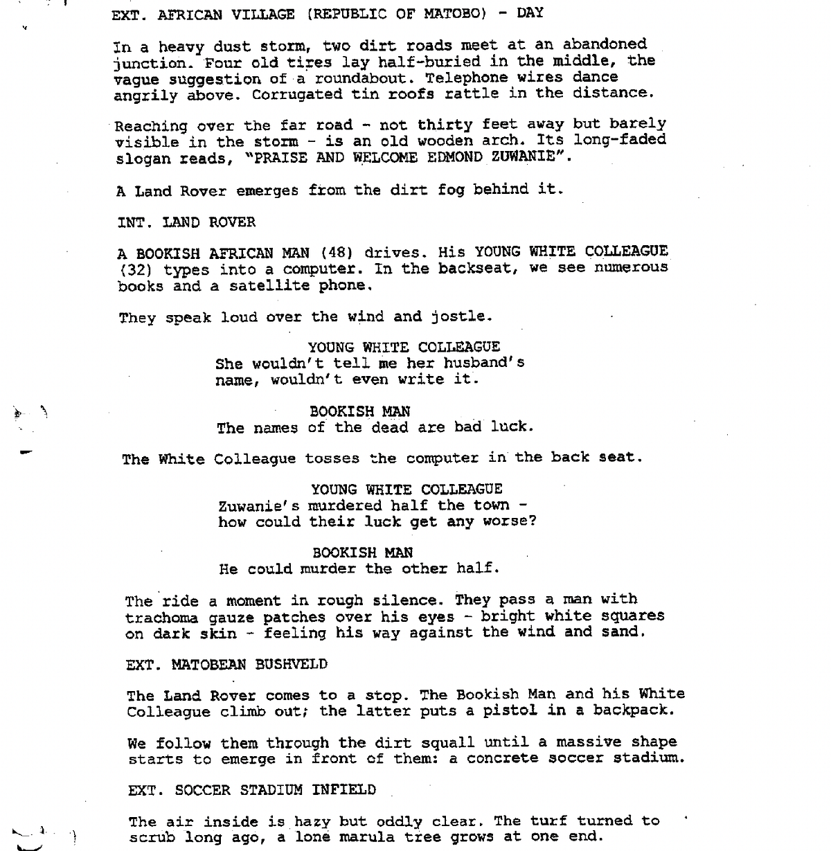 Page One: “The Interpreter” (2005) - Go Into The Story