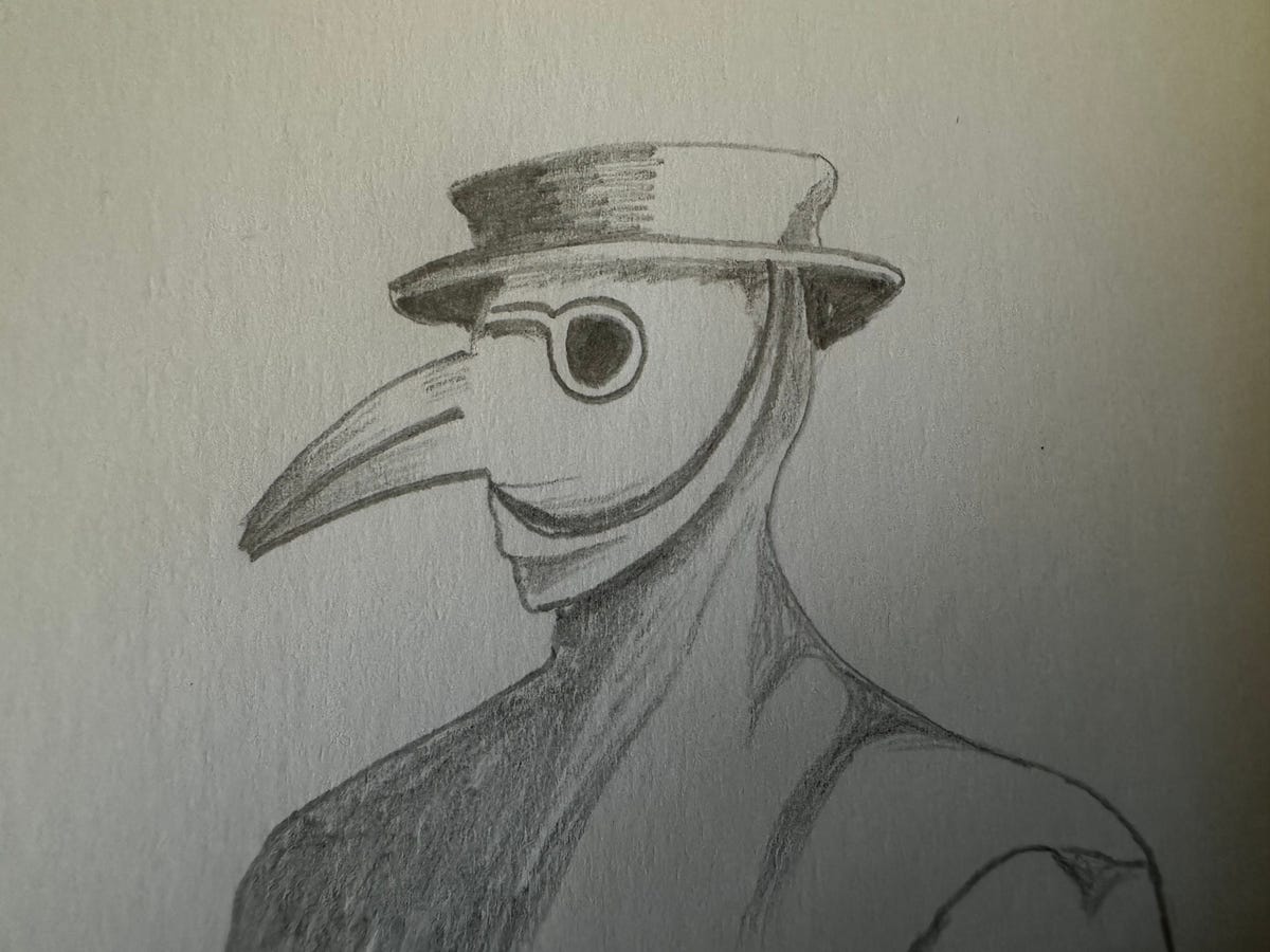 A Plague House. A plague doctor comes to visit | by Sarah Goldsmith ...