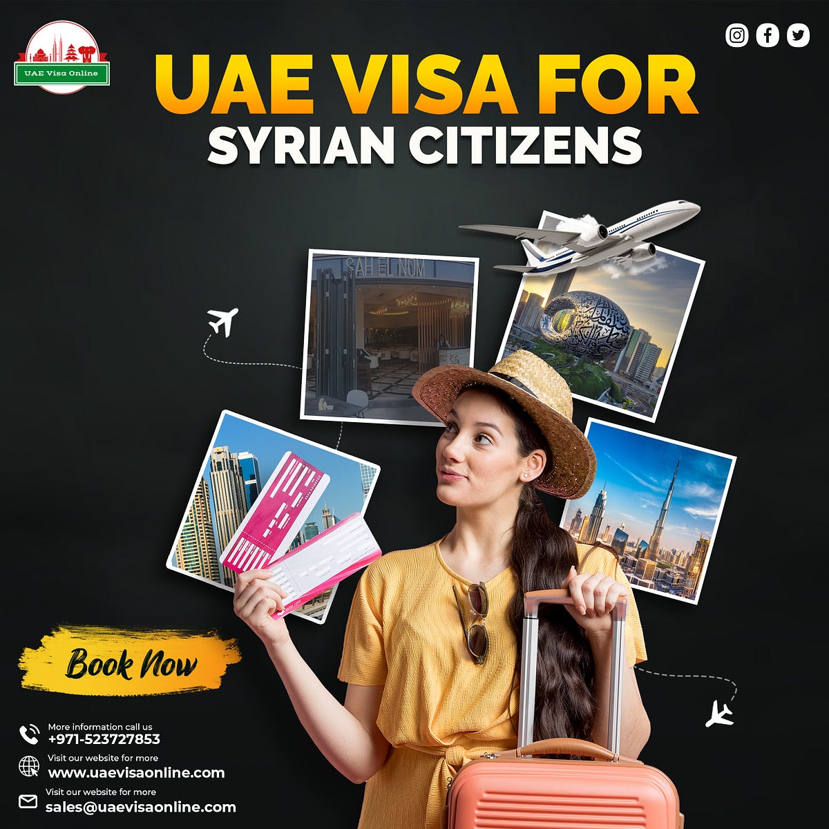 UAE VISA FOR SYRIAN CITIZENS. Starts your journey to the United Arab ...