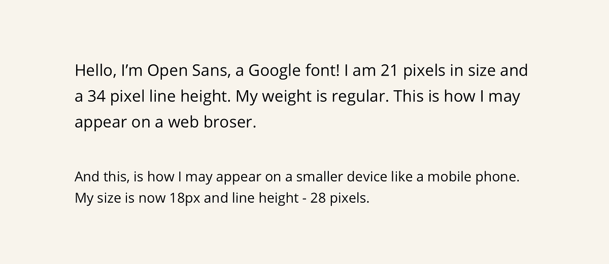 Some fundamental typography rules for digital screens | by Kristie | Medium