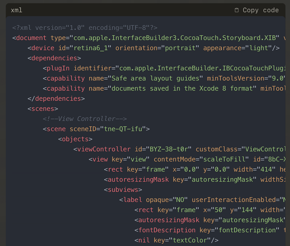 請 AI 用 storyboard / xib 刻出 App 畫面 | by 彼得潘的 iOS App Neverland | 彼得潘的 Swift iOS App 開發問題解答集 | Medium