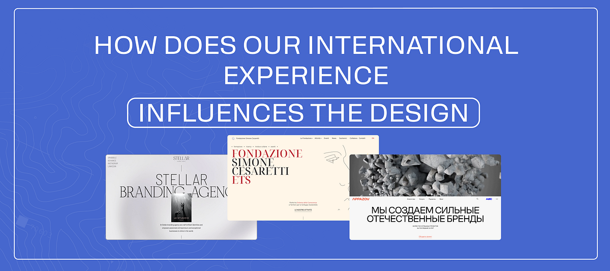 How our experience of working with three different markets influences ...