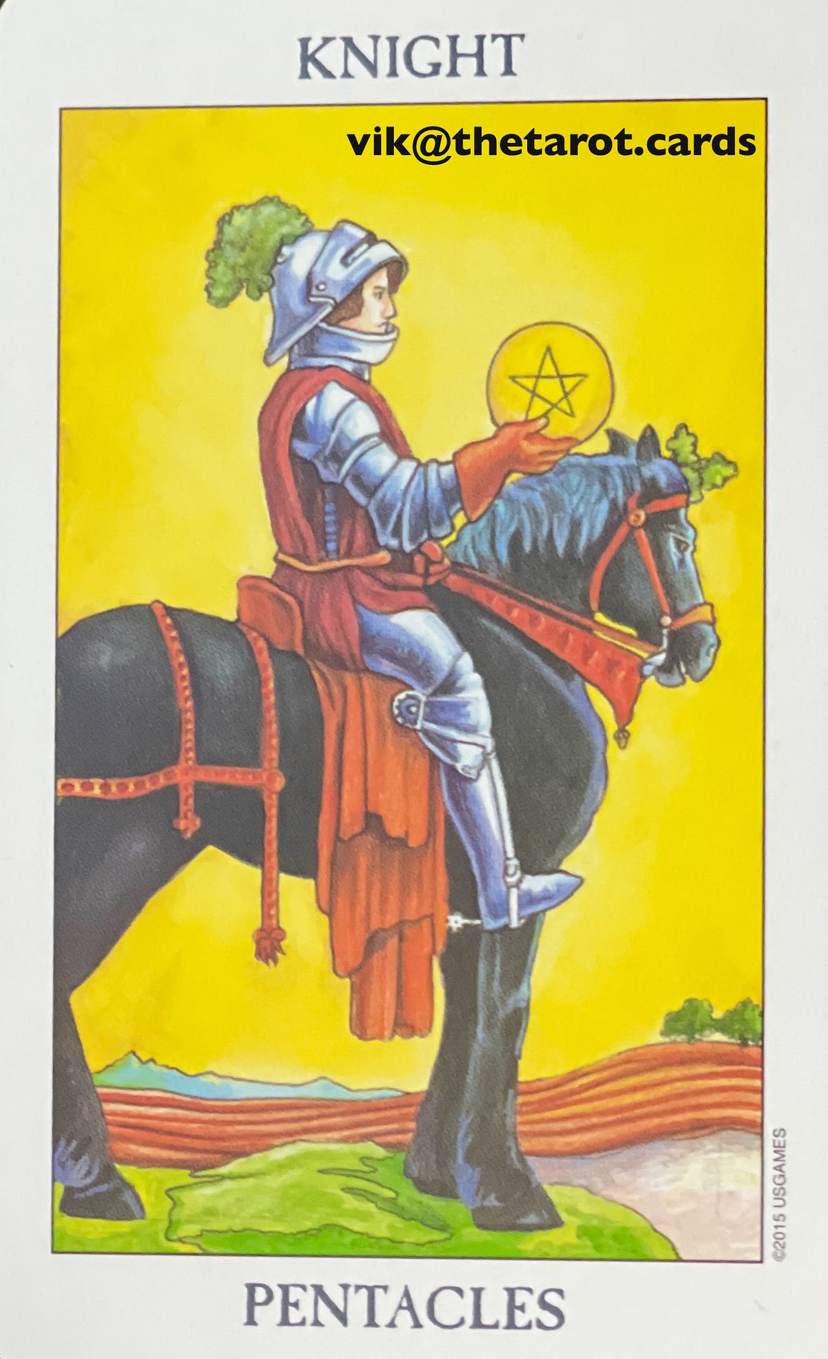 The Card of the Day: Knight of Pentacles | by Vik Kumar | The Tarot ...