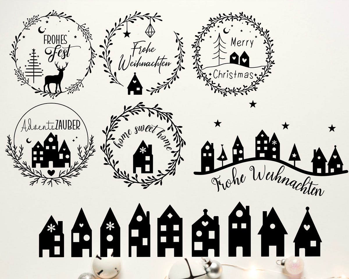 Frohe Weihnachten Plotter File Svg Png,Plotterdatei Haus Weihnachten ... Frohe Weihnachten Plotter File Svg Png,Plotterdatei Haus Weihnachten ...