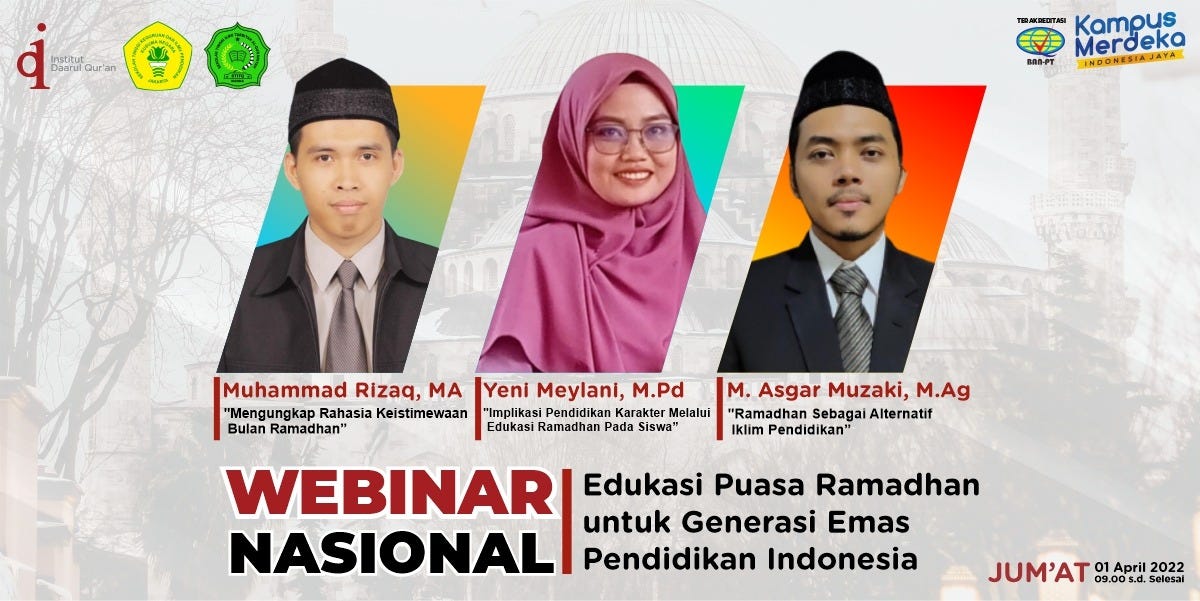Webinar Nasional Kolaborasi Idaqu, STIT Al-Quraniyah dan STKIP Kusuma ...