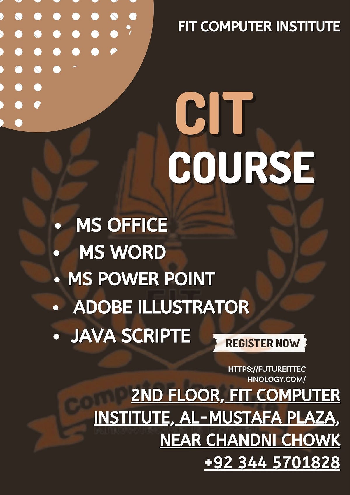 Best CIT Computer Course Form FIT Computer Institute Rawalpindi & Islamabad | by FIT Computer ...