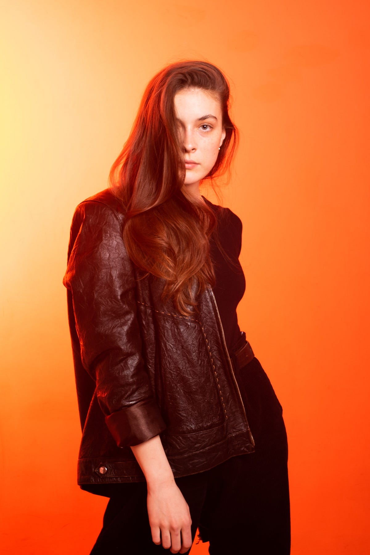 Leather Bomber Jacket Women New York Alison Leather Medium