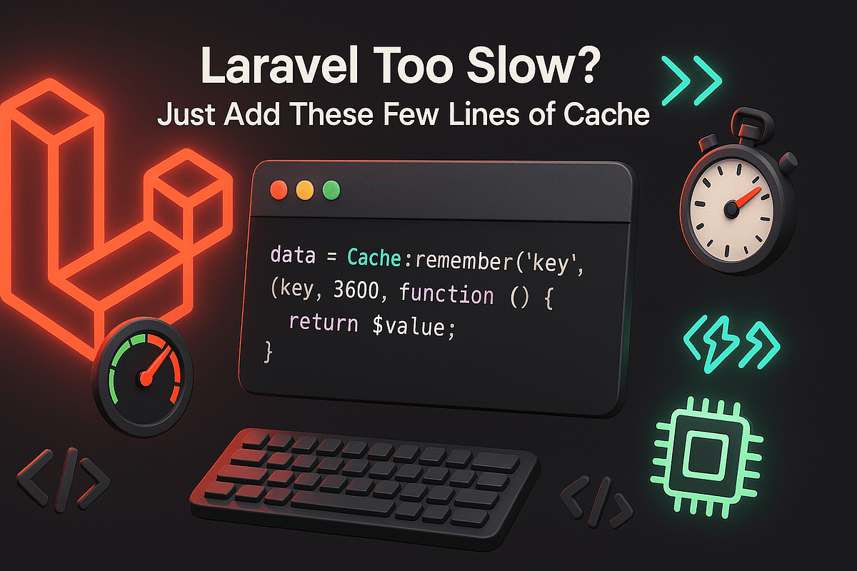 Laravel Too Slow? Just Add These Few Lines of Cache | by Developer Awam | Jul, 2025 | Medium