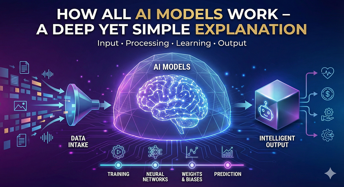 🔍 How All AI Models Work — A Deep Yet Simple Explanation | by Arpit ...
