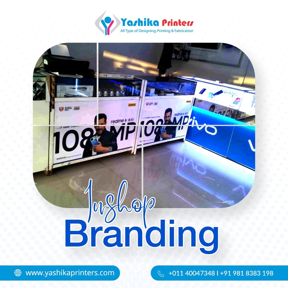 Inshop Branding services in India - Yashikaprinters - Medium