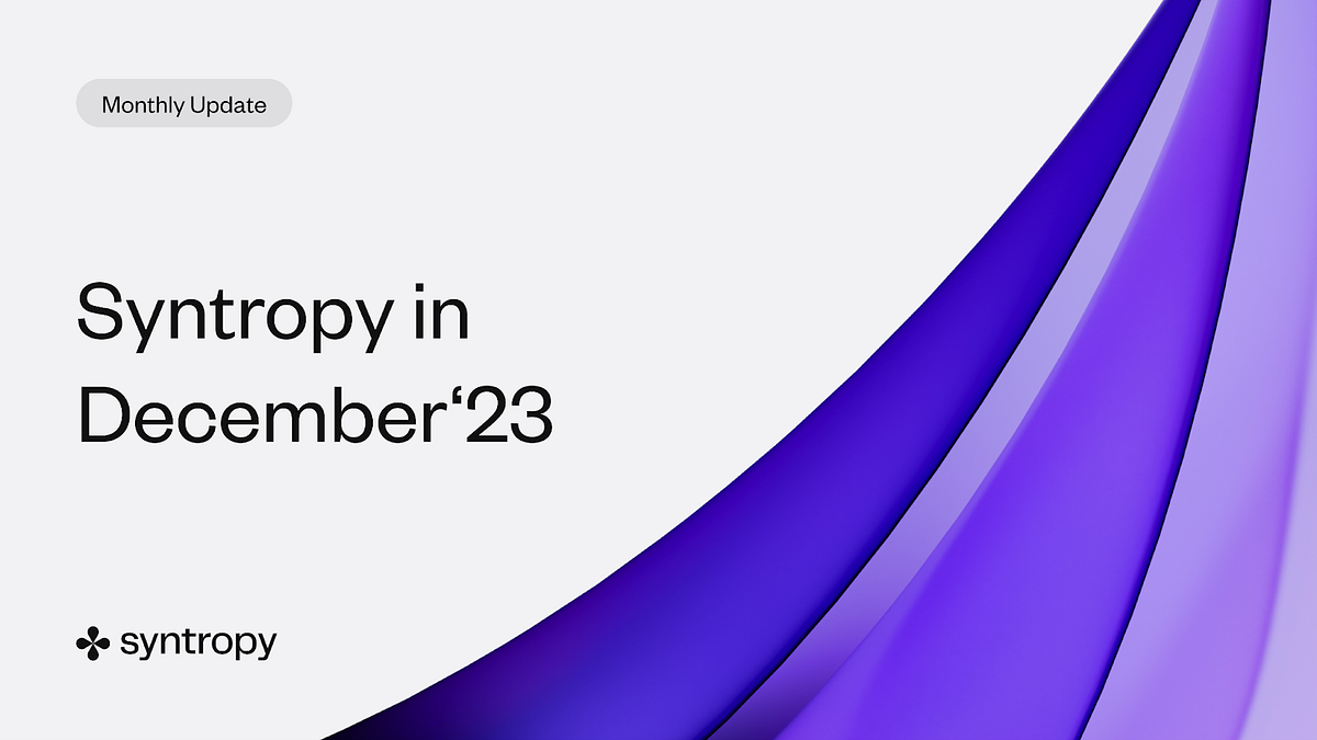 Syntropy’s December Thrills: Roadmap Unveiling, Monza Launch, and KYVE Partnership | by Davano ...