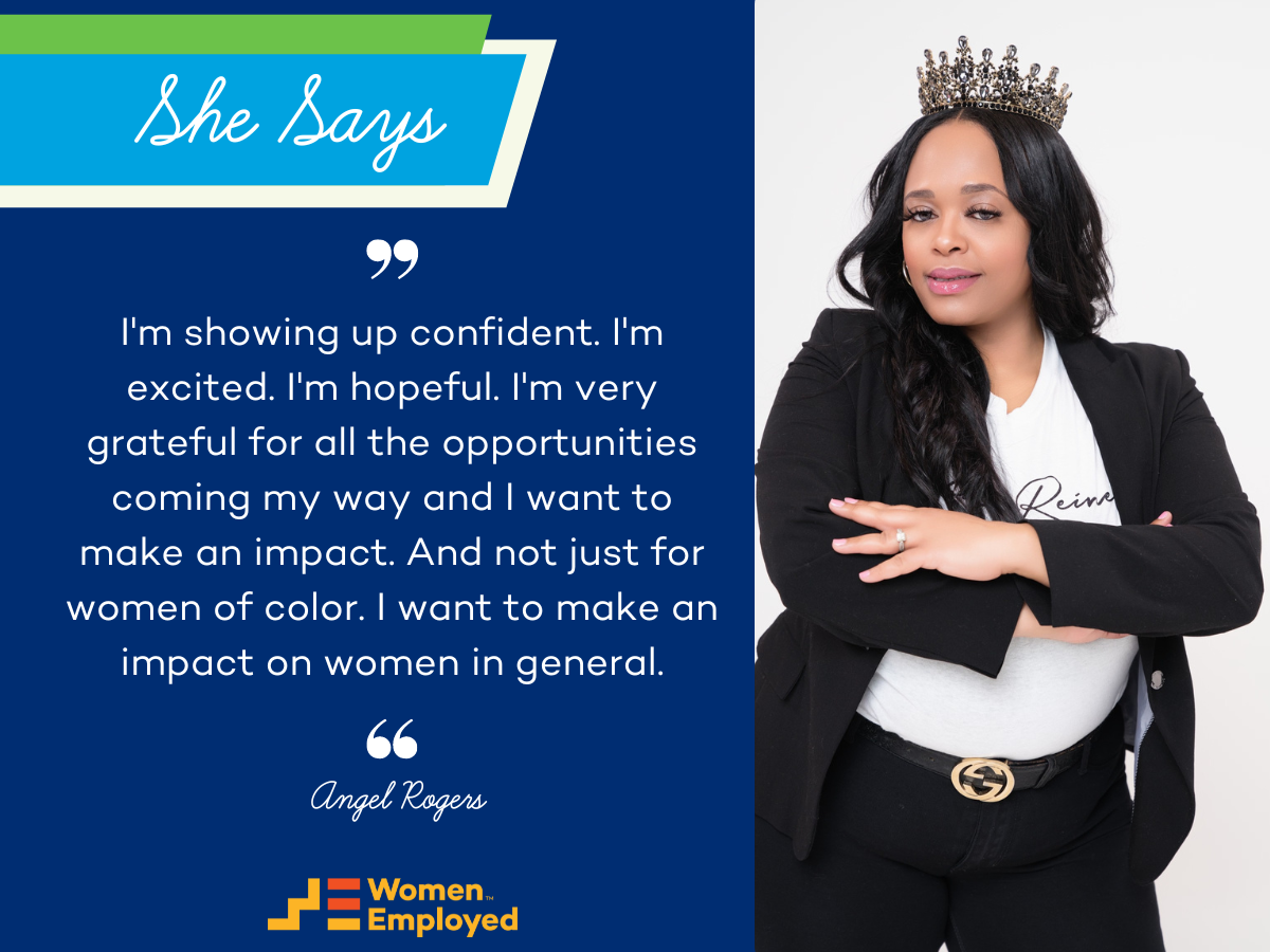 “She Says” with Angel Rogers. Wife, mother, esthetician, registered ...