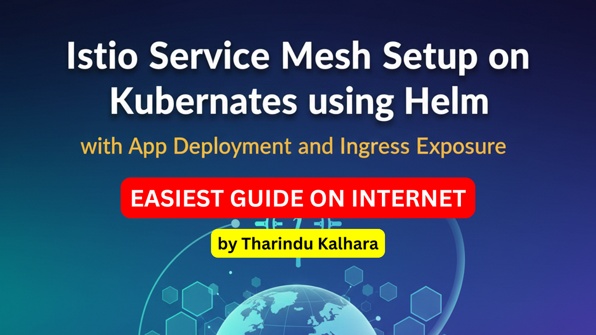 Istio Service Mesh Setup on Kubernetes using Helm with App Deployment ...