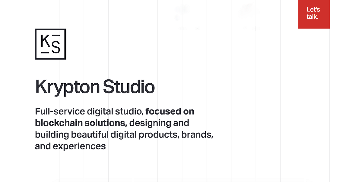 Meet Krypton Studio — a Digital Design Agency Crushing the UX Game | by ...