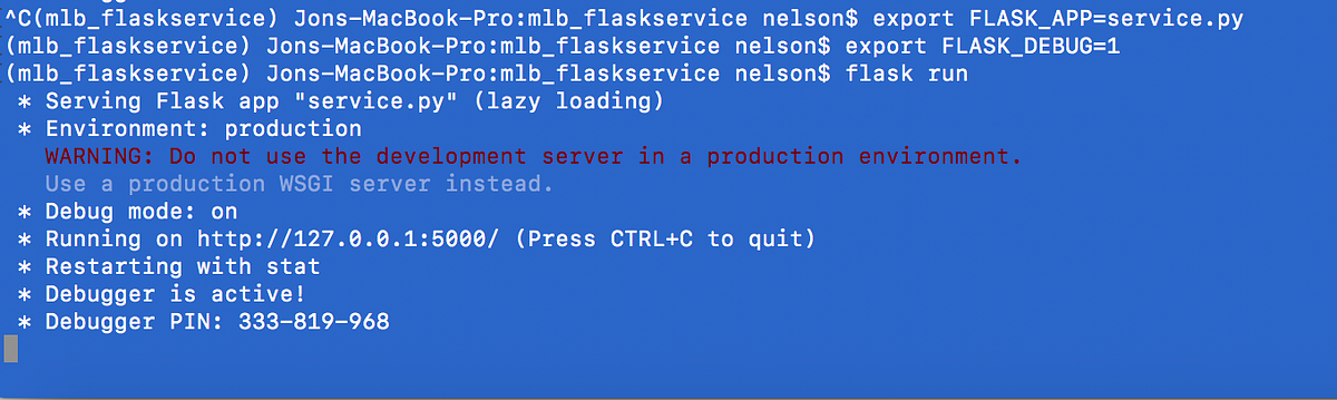 Setting up Flask …from a beginner | by Jon Nelson | Medium