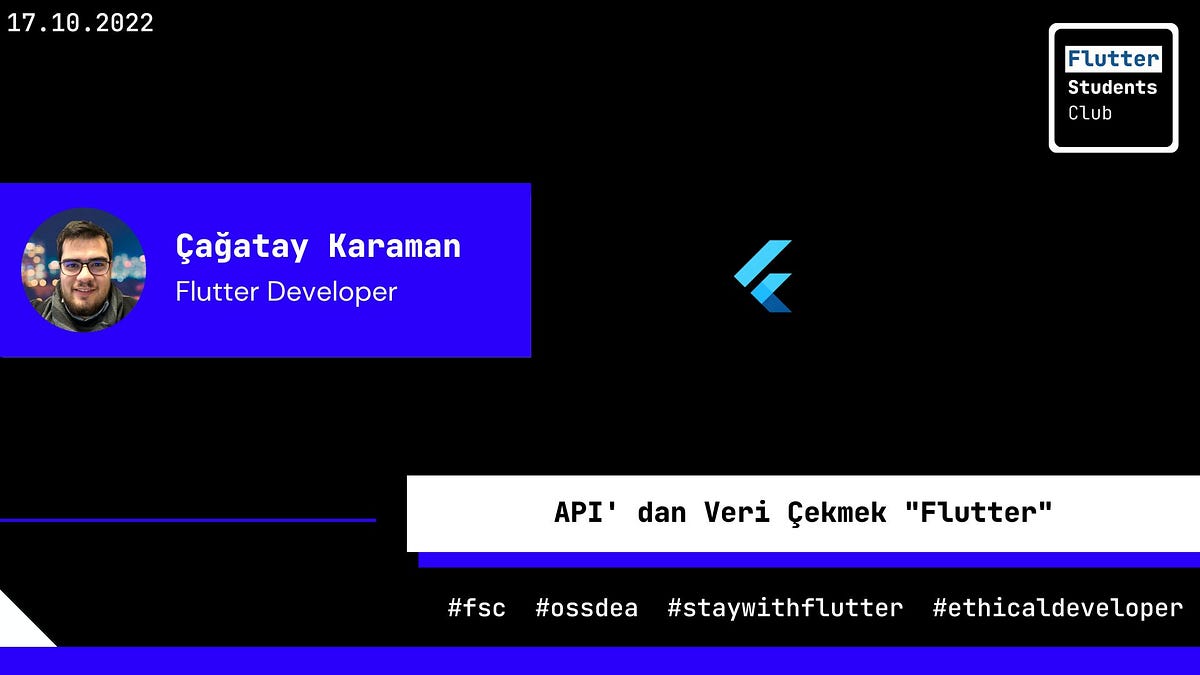 API ‘ dan Veri Almak “Flutter”. Evet bugün ki konumuz API ‘ dan veri ...