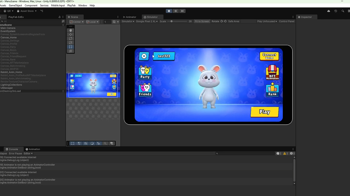 Game Code | Part 20: Home + UI Manager | Web3 Games | Game Development in Unity - Quip Rabbit ...