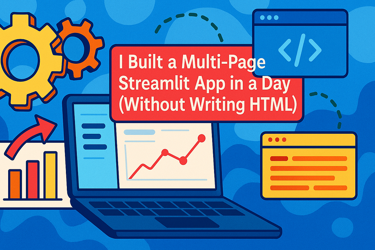 🚀 I Built a Multi-Page Streamlit App in a Day (Without Writing HTML) | by Nikulsinh Rajput | Jun ...