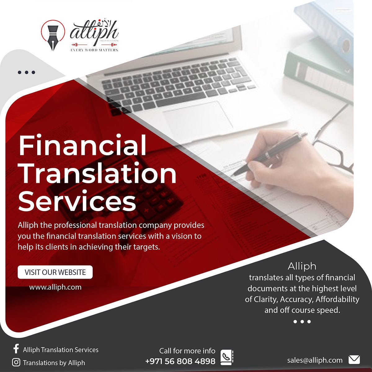 Financial Translation Services - Alliphsocial - Medium