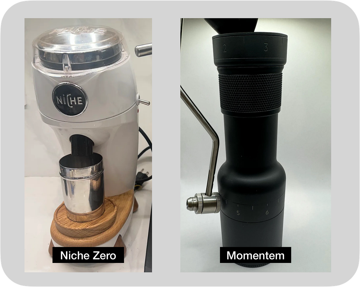 Coffee Grinders: Momentem vs Niche | by Robert McKeon Aloe | Medium