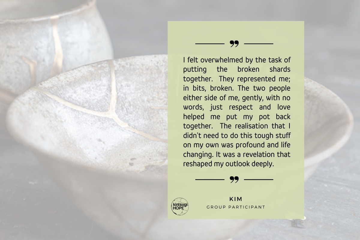 Kim’s Story — Finding Treasure in Scars | by Kintsugi Hope | Kintsugi Hope | Medium