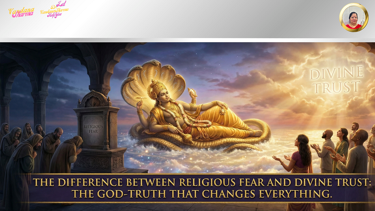 The Difference Between Religious Fear and Divine Trust: The God-Truth ...