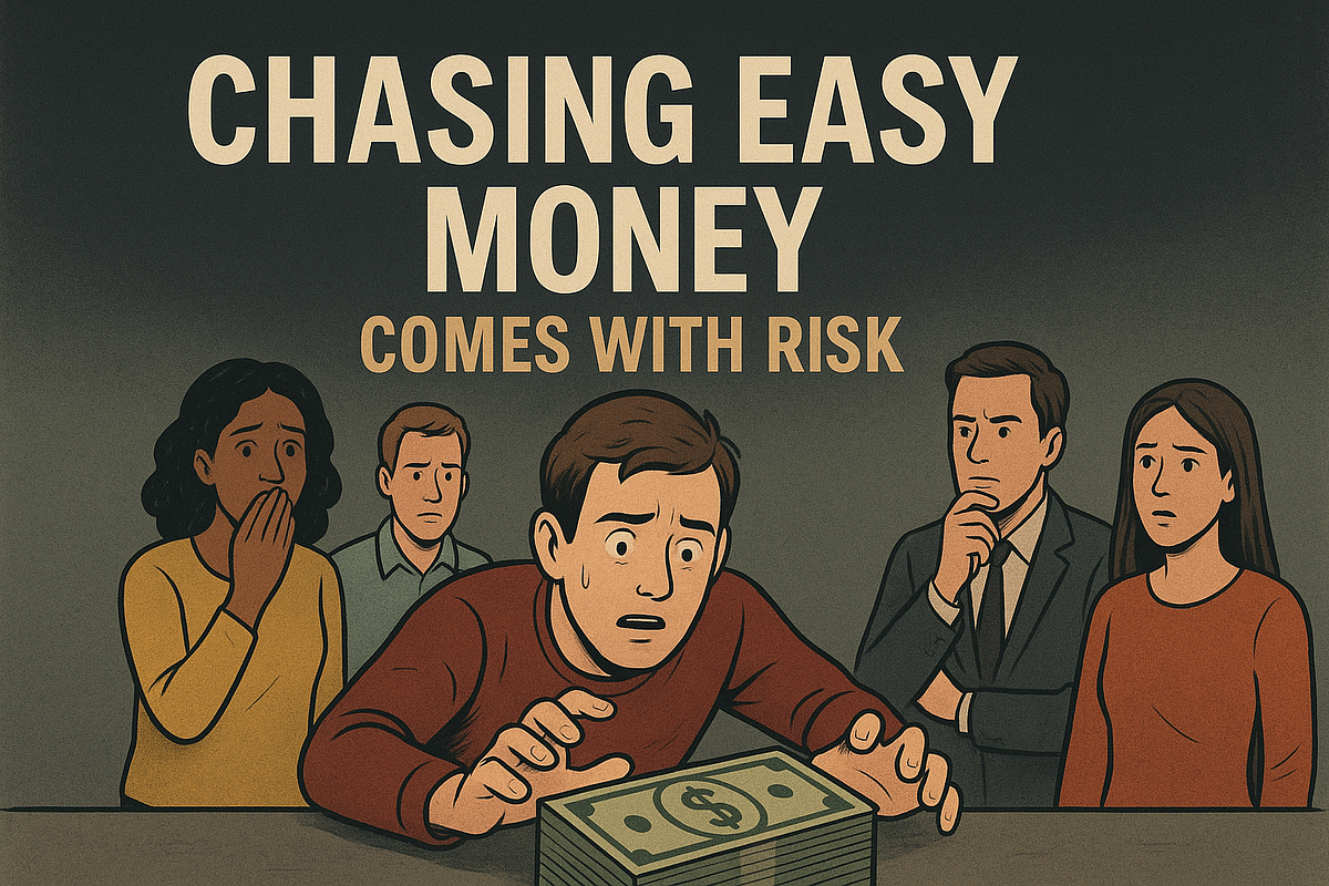 Chasing Easy Money Comes with Risk | by Sidd Chaudhary | CodeToDeploy ...