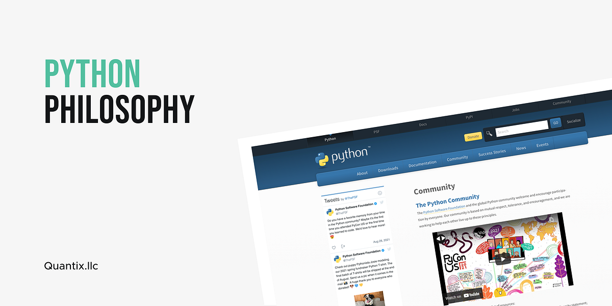 Python Philosophy. While most of the companies, in the… | by Quantix ...