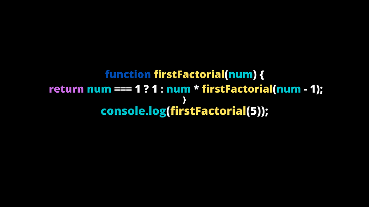 Factorial Problem Solve in Javascript with Solution | Medium
