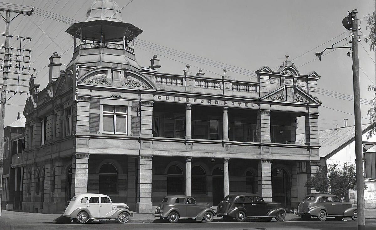 Perth with Maureen (8) — The Guildford Hotel | by Michal Zerzan | Medium