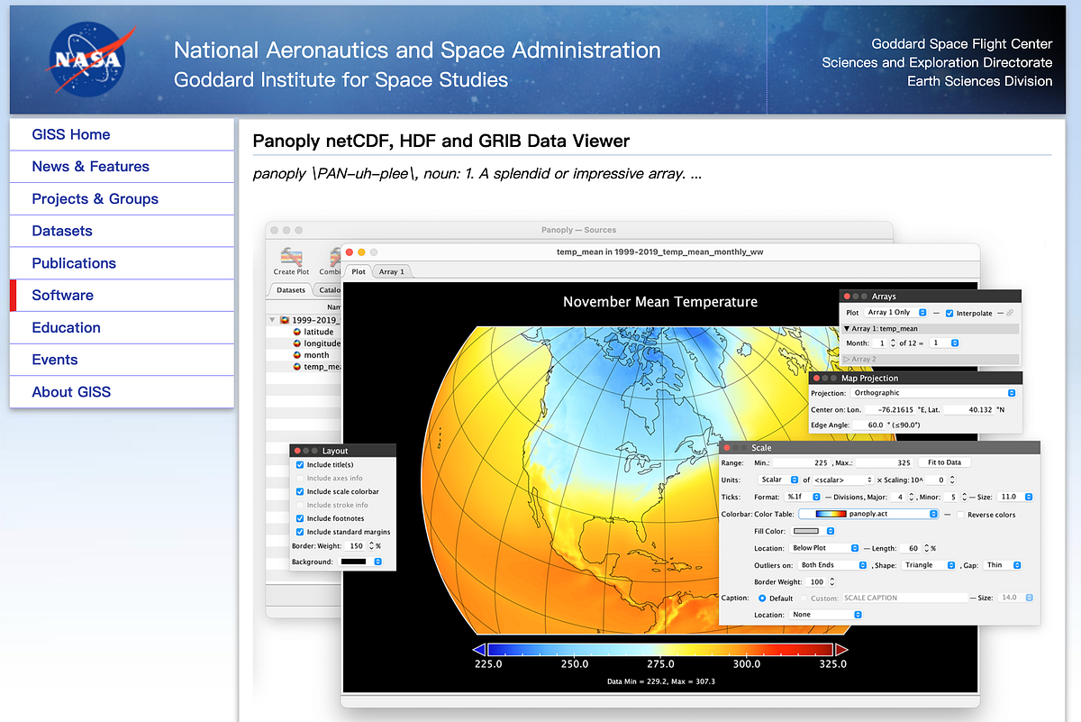 【工具介紹】Panoply — 專業人士都愛用的檢視軟體（可用於NetCDF, HDF, GRIB） - 莊博丞 - Medium
