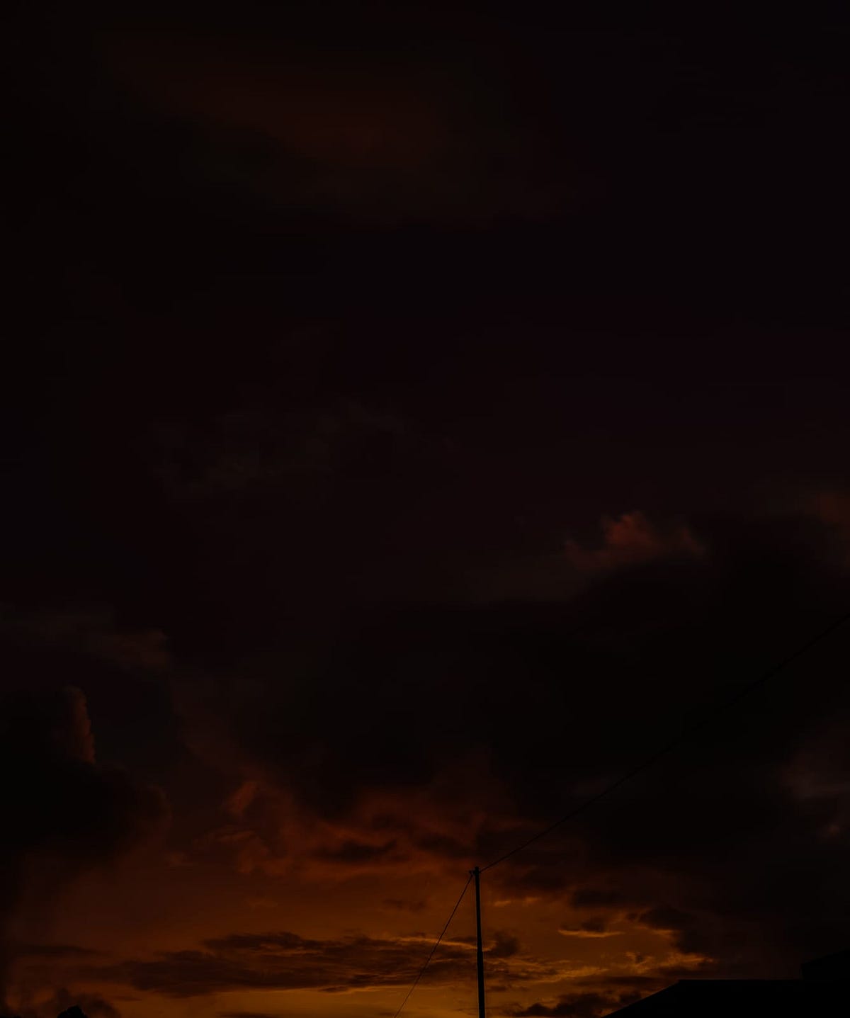 An Ordinary Extraordinary Life. The sky, painted in shades of orange ...