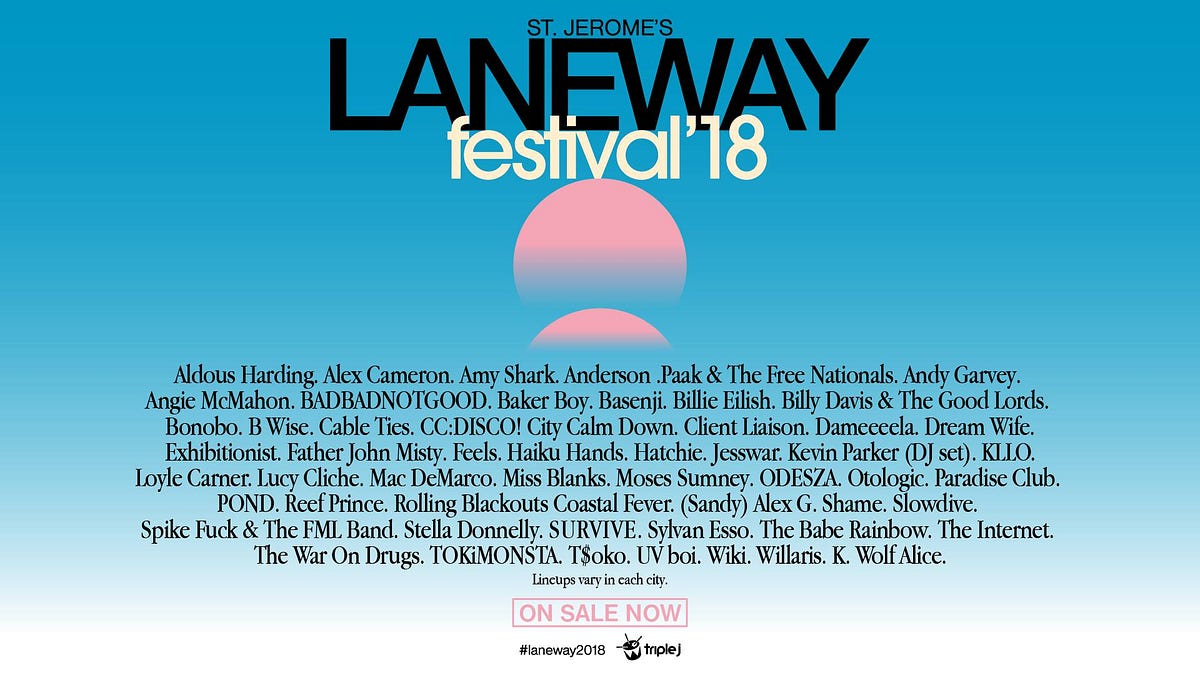 Acts You Can’t Miss at Laneway Festival 2018 | by Sam Gillespie | Medium