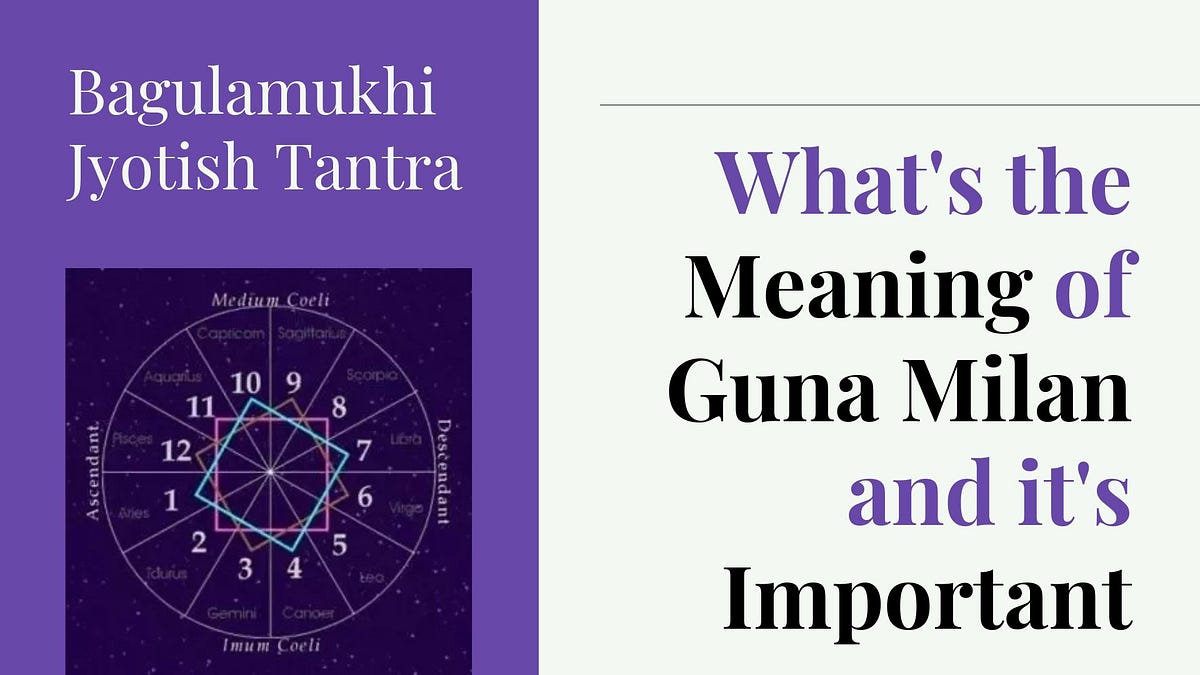 What’s the meaning of Guna Milan and it’s important | by Rajkumar ...