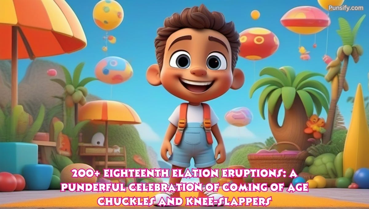 200+ Eighteenth Elation Eruptions: A Punderful Celebration of Coming of ...
