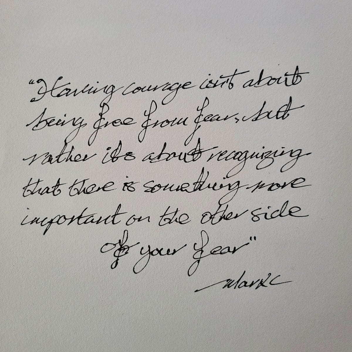 The courage to grow... We all have a quiet courage inside us… | by Mark ...