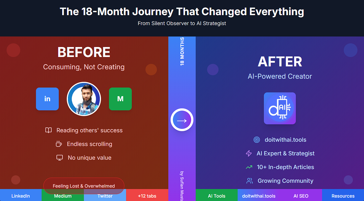 From Zero to AI Expert: My 18-Month Transformation Story | by Sufian mustafa | Sep, 2025 | Medium