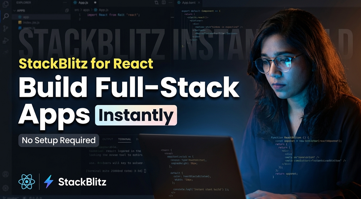 StackBlitz for React: Build Full-Stack Apps Instantly — No Setup ...