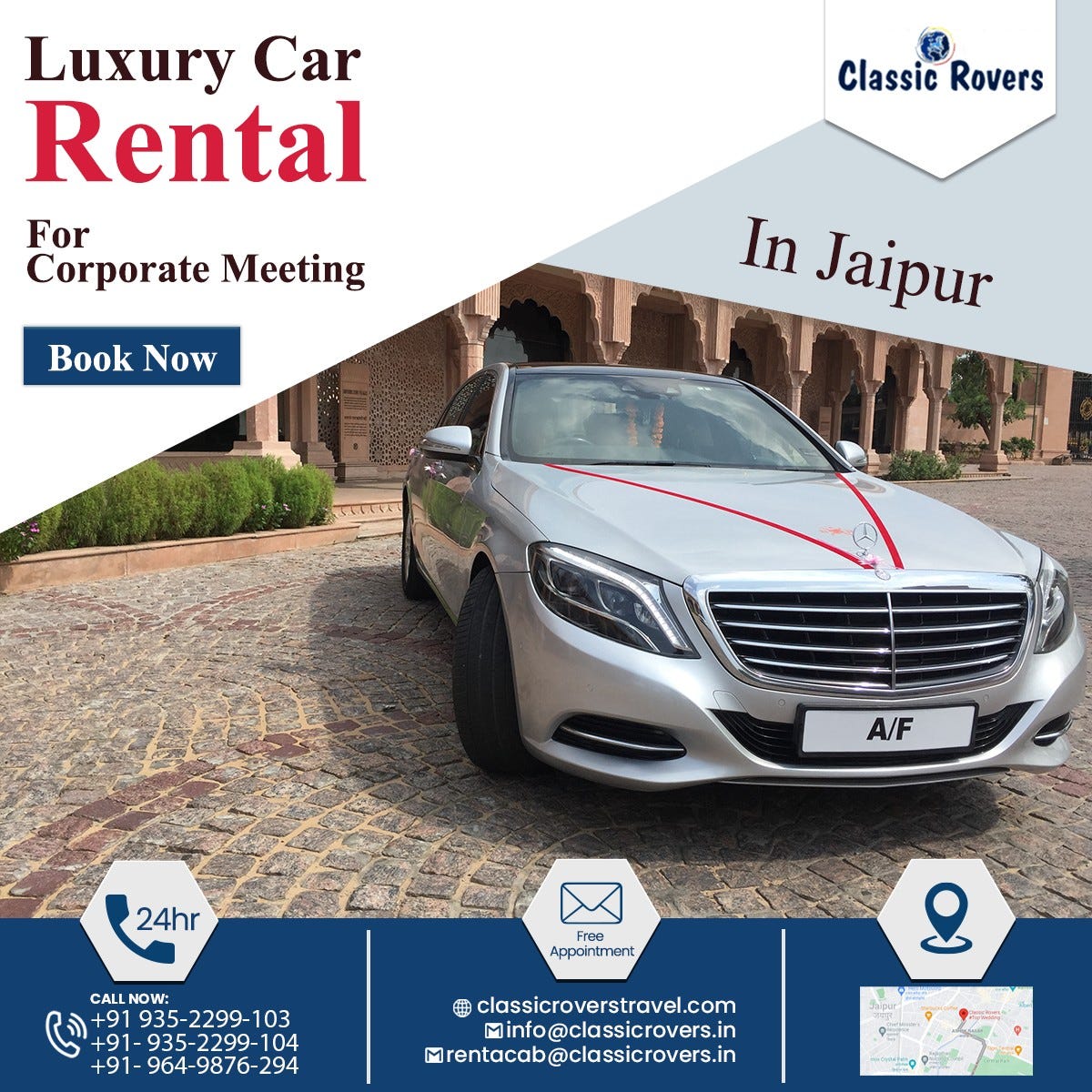 Luxury car in Jaipur - Classic Rovers Travel - Medium