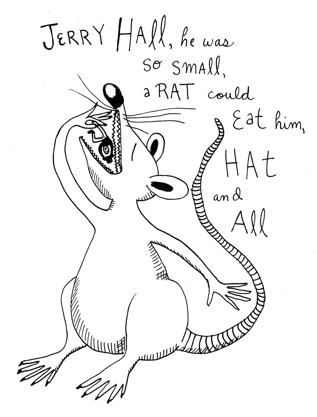 Jerry Hall. An illustrated verse | by Christine Marie Larsen | Medium